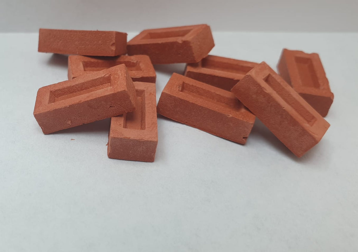 1:12th Scale Model Bricks - Brick Red Colour – ModelBricks