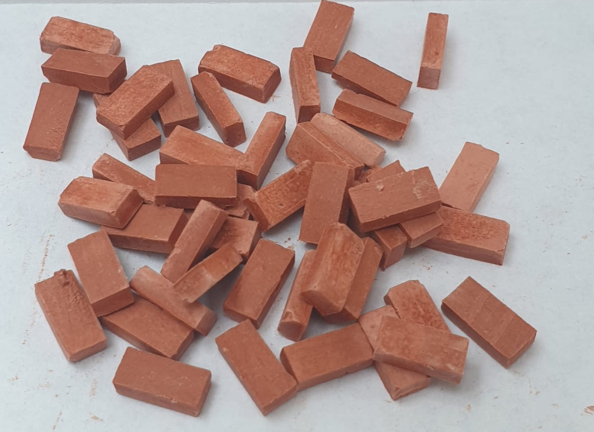 1:35th Scale Model Bricks - Brick Red Colour – ModelBricks
