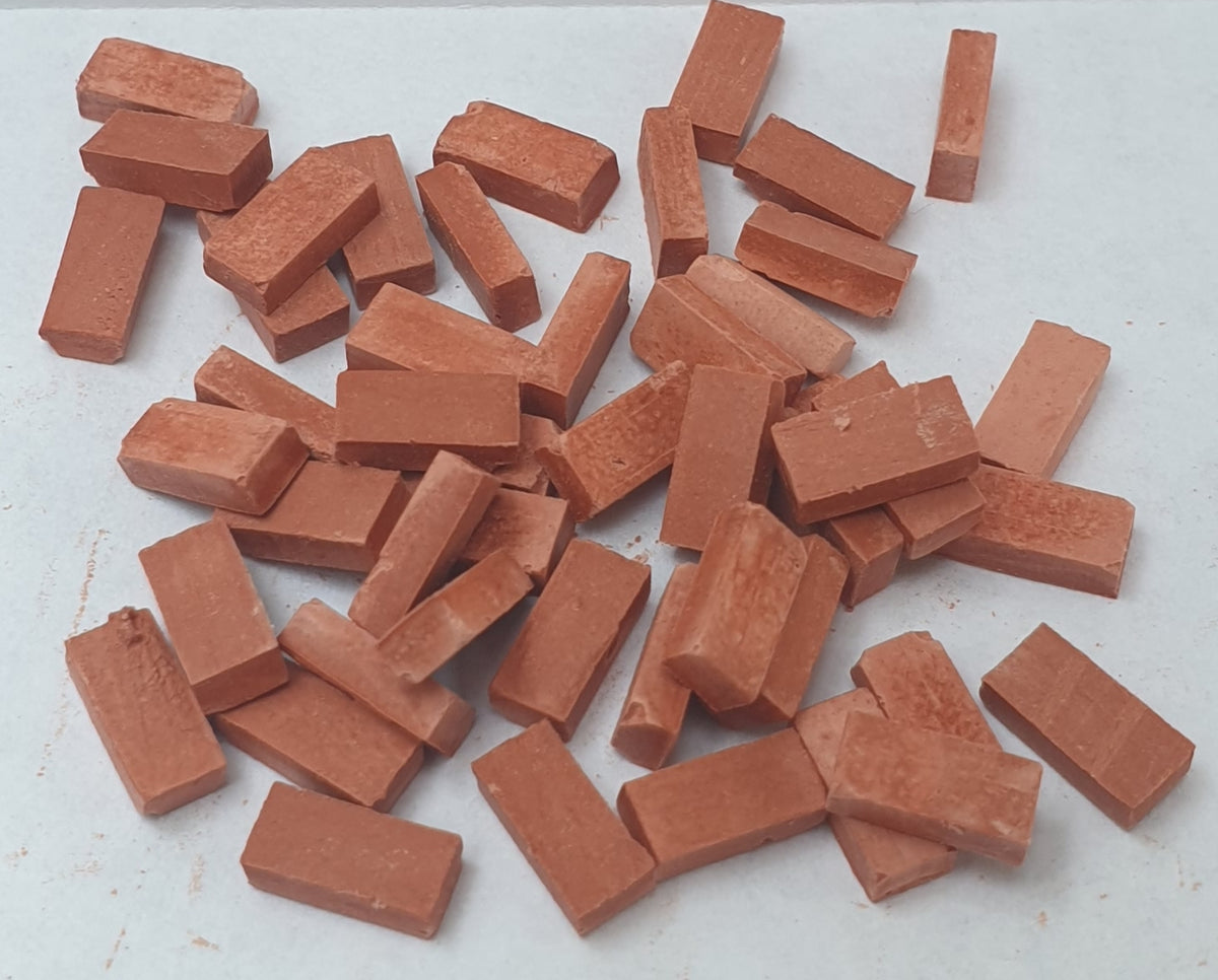 1:35th Scale Model Bricks - Brick Red Colour – ModelBricks