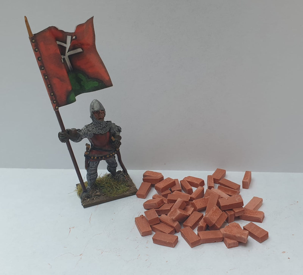 1:35th Scale Model Bricks - Brick Red Colour – ModelBricks